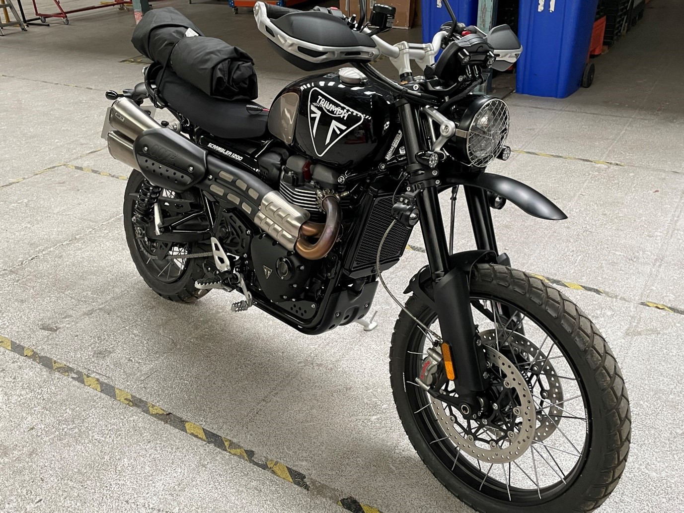 Shipping An Iconic Triumph Scrambler 1200 Bond Edition | Autoshippers